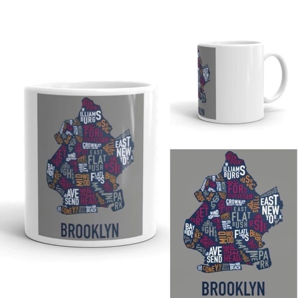 Think Vintage Online | Kitchen | Brooklyn Section Represent Mug Nwt 1 ...